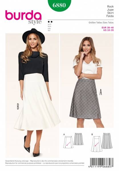 6573 - Burda - Bukse med vidde - Stoffdronning.no